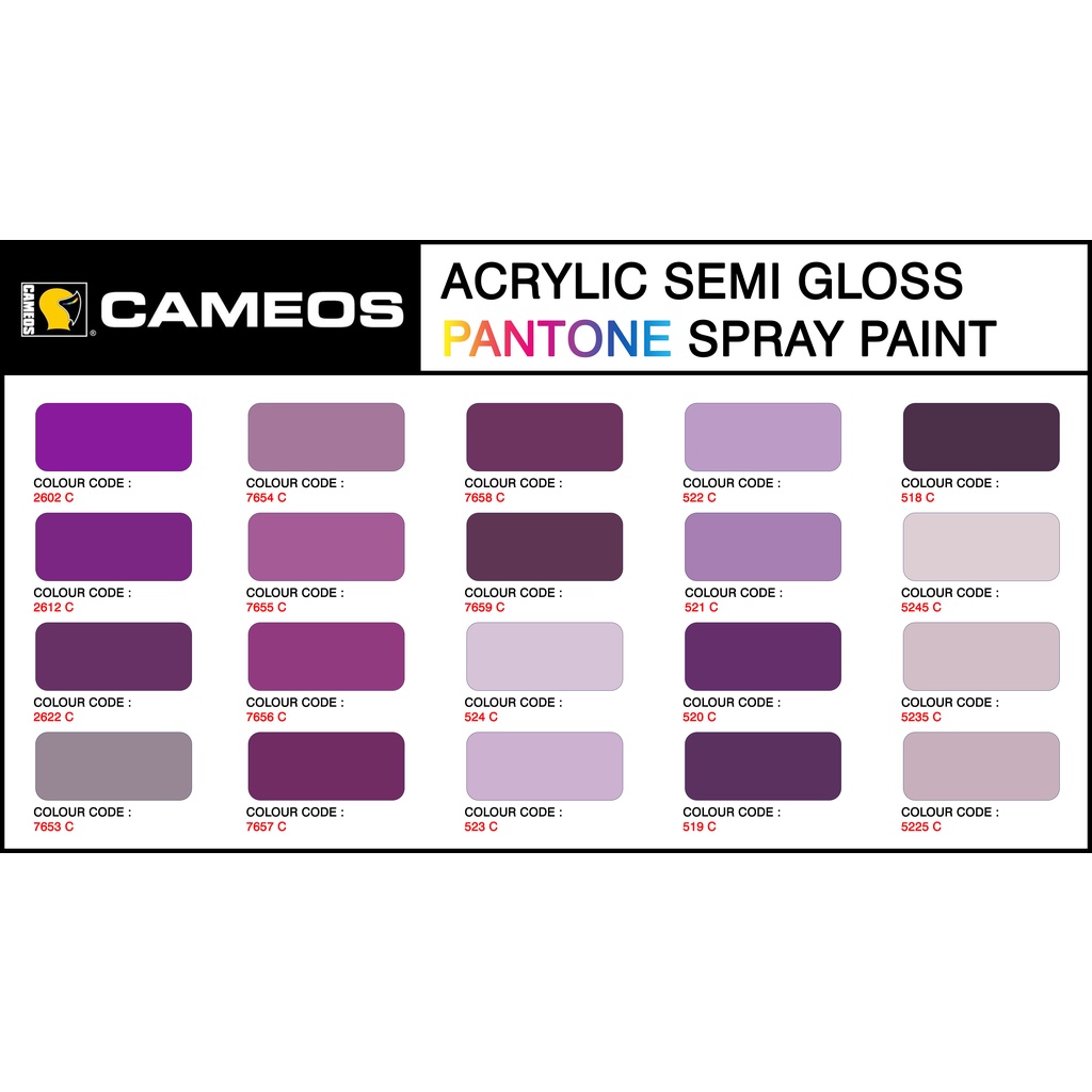 PANTONE Color P25 - Aerosol Spray Paint - CAMEOS 400ML/Bottle | Shopee ...