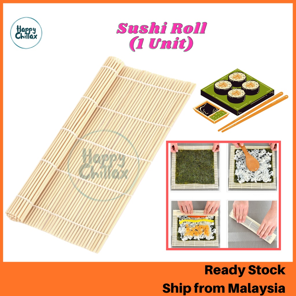 Bamboo Sushi Roll Rice Roller (1 unit) | Shopee Malaysia