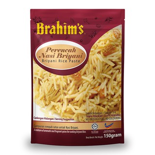Brahim's Perencah Nasi Briyani Rice Paste 150g Brahim Brahims NCS Halal ...