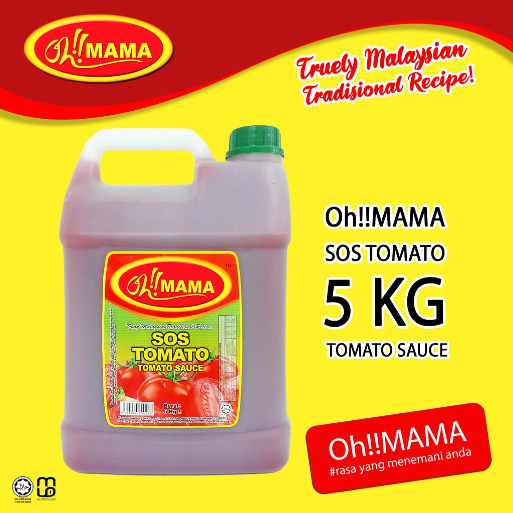 Ohmama Sos Tomato | Tomato Sauce 5kg | Shopee Malaysia