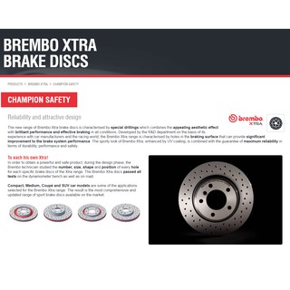 BREMBO XTRA TOYOTA CAMRY ACV40 50 ESTIMA ACR50 VELLFIRE ALPHARD ANH20 ...