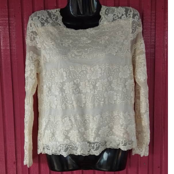 Lace Blouse (Bundle) | Shopee Malaysia