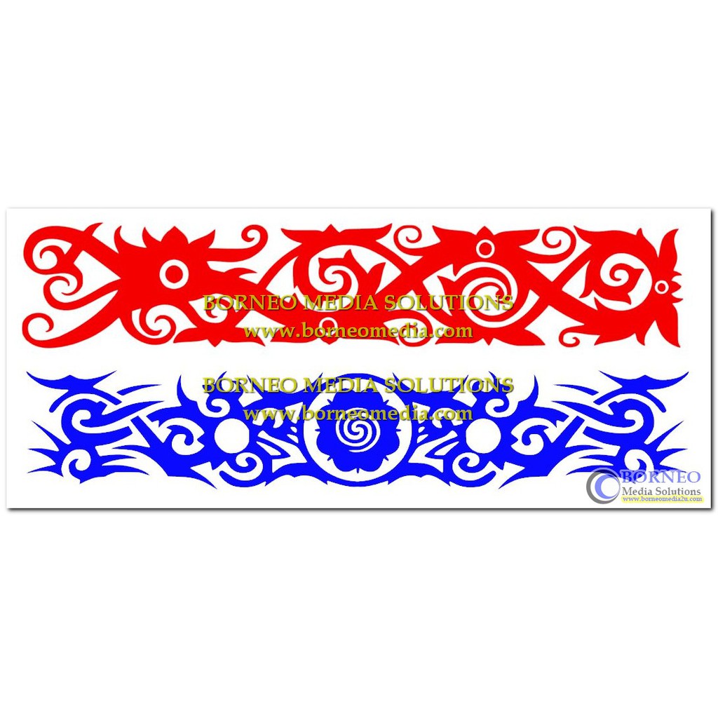 Borneo Dayak Tribal Car Decal/Sticker | Shopee Malaysia