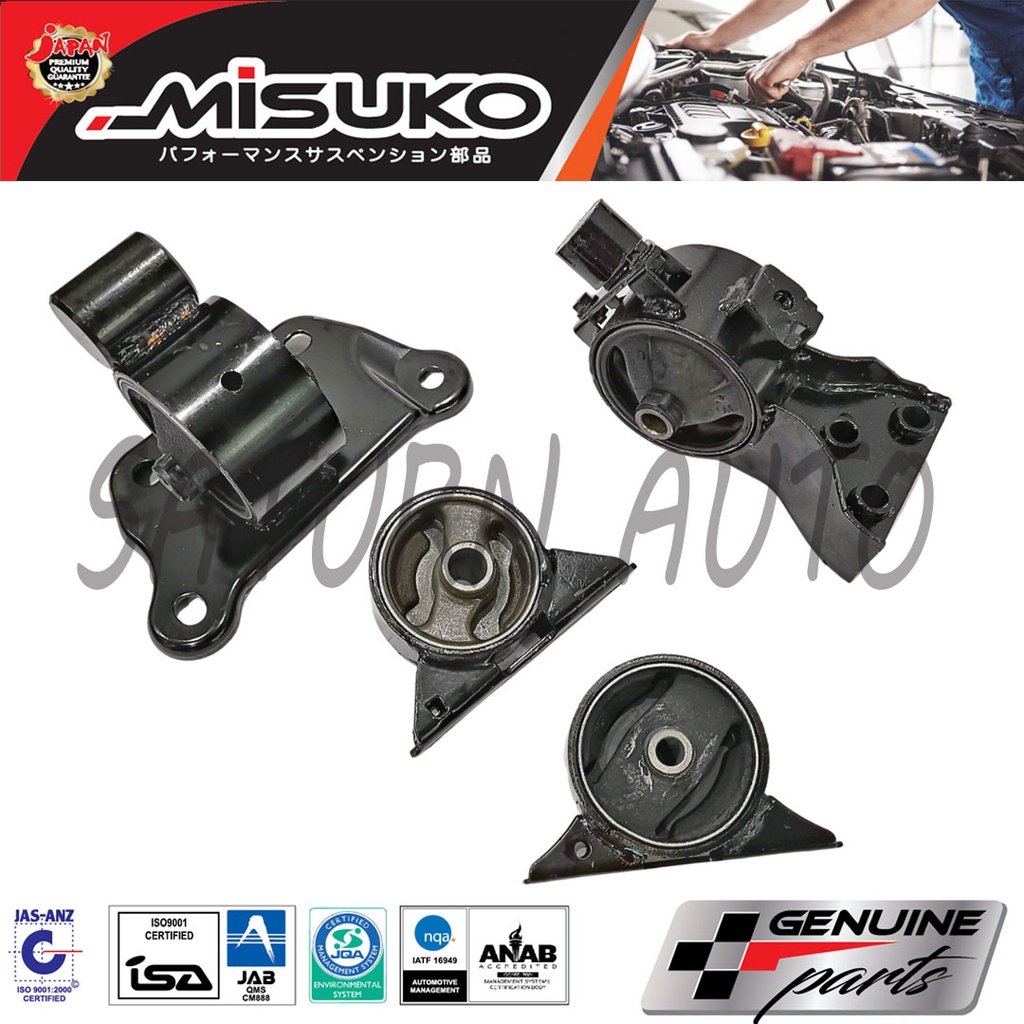 PROTON WAJA 1.6 GEN2 PERSONA AUTO ENGINE MOUNTING KIT SET BRAND MISUKO 1 SET 4PCS | Shopee Malaysia