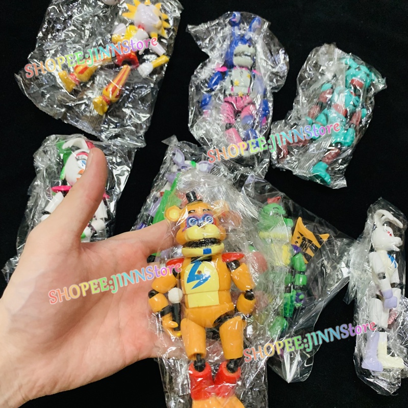 JINN 8pcs FNAF Toys Five Nights At Freddy's Security Breach Action ...