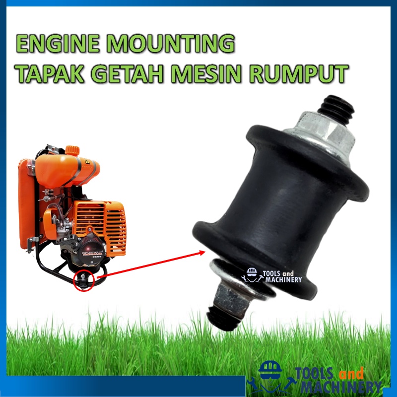 HEAVY DUTY tapak getah mesin rumput mounting brush cutter mouting ...