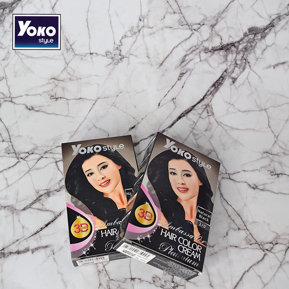 Yoko Style 3D Color 2pcs (Natural Black) | Shopee Malaysia