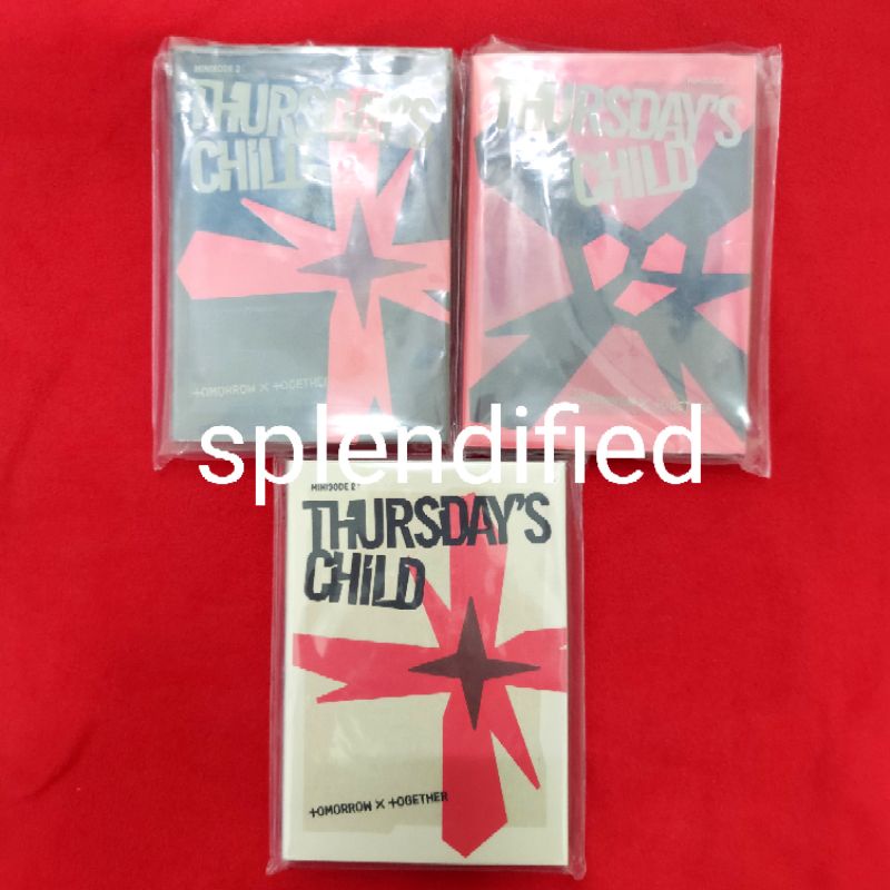 TXT MINISODE 2: THURSDAY'S CHILD ALBUM & TEAR VER UNSEALED | Shopee ...