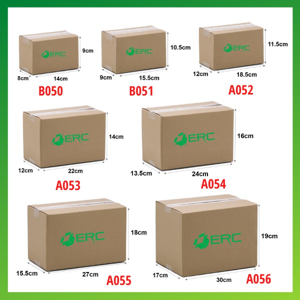ERC Small Box Plain Box Packaging Box Packing Box Carton Box Paper Box ...