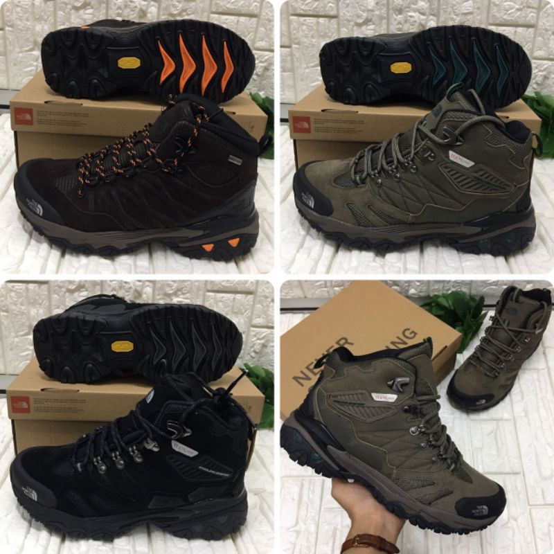 kasut the north face highcut new hiking style | Shopee Malaysia