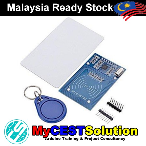 Arduino RFID RC522 Card Reader Detector Module Kit | Shopee Malaysia