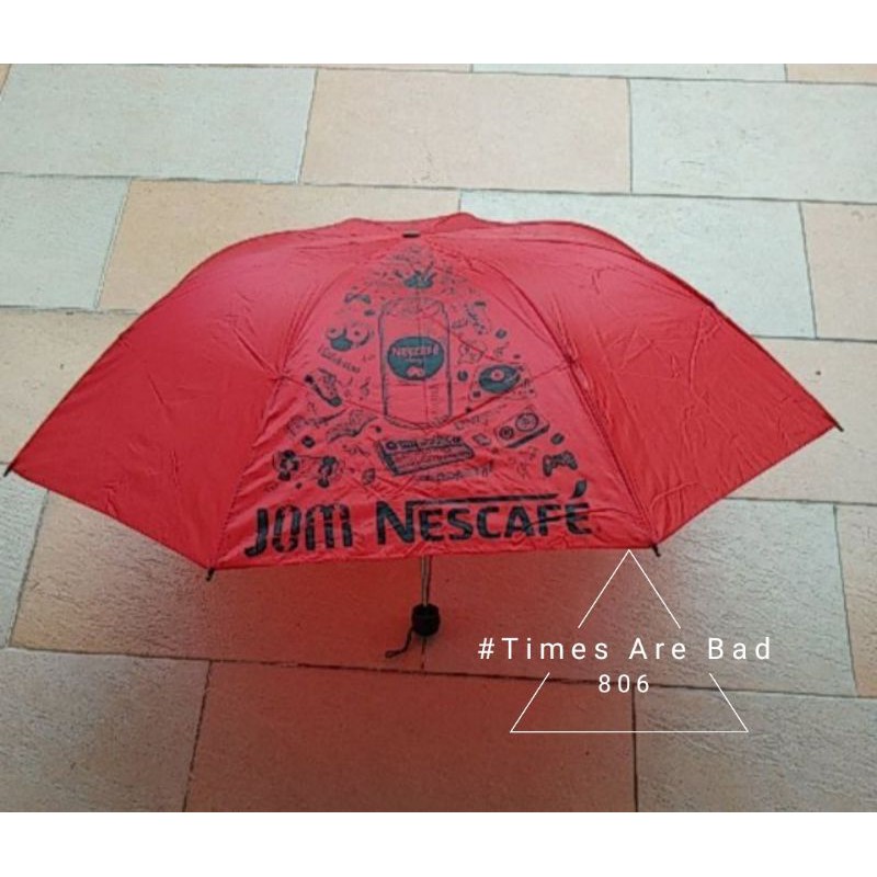 Nescafe Nescafé Red Umbrella Single Payung Merah Collection Jom Nescafé ...