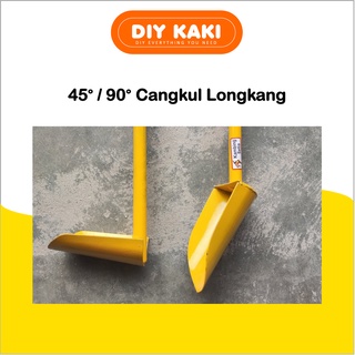 45/90 Degree Heavy Duty Besi Cangkul Longkang | Pengorek Sampah ...