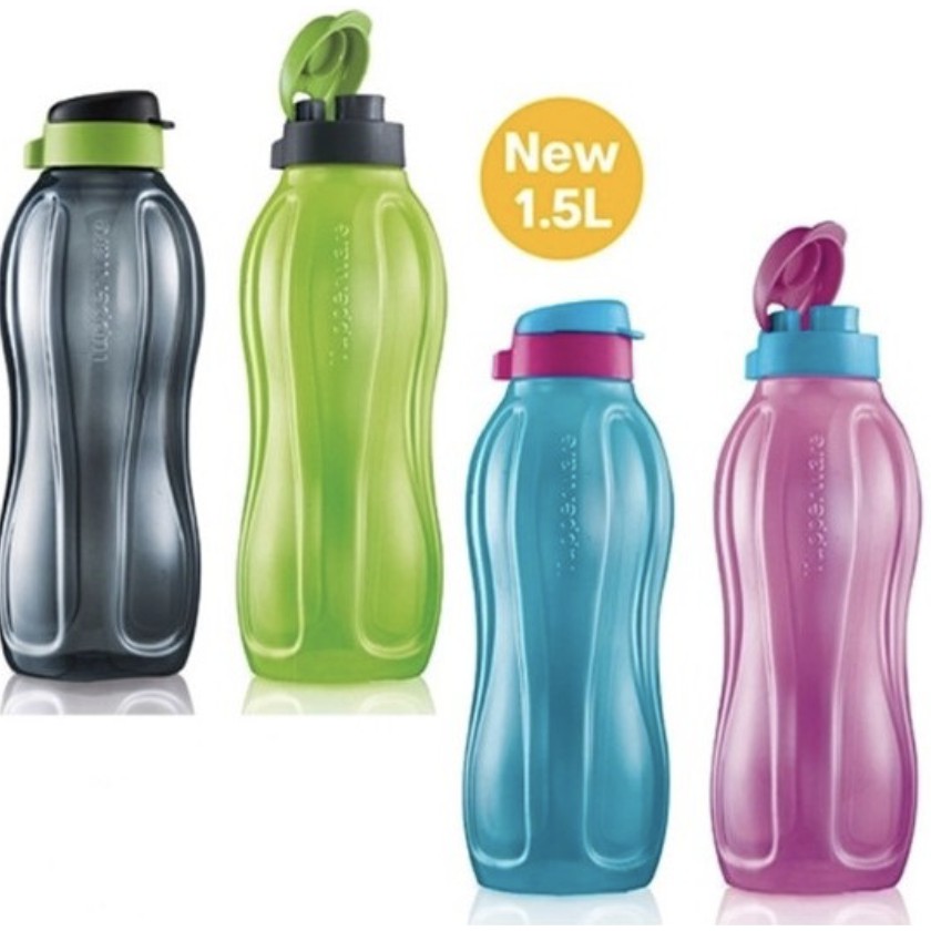 Tupperware Eco Bottle 1.5L 1500ml with flip top eco botol 1500ml ...