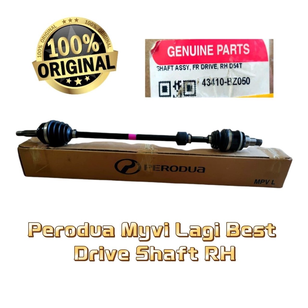 100% Original New Myvi Lagi Best 1.3, 1.5 Perodua Drive Shaft Left ...