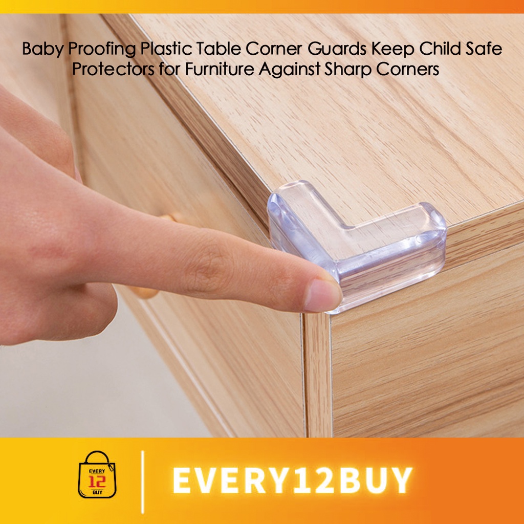 Baby Safety Table Corner Protector Transparent Furniture Corner Edge ...