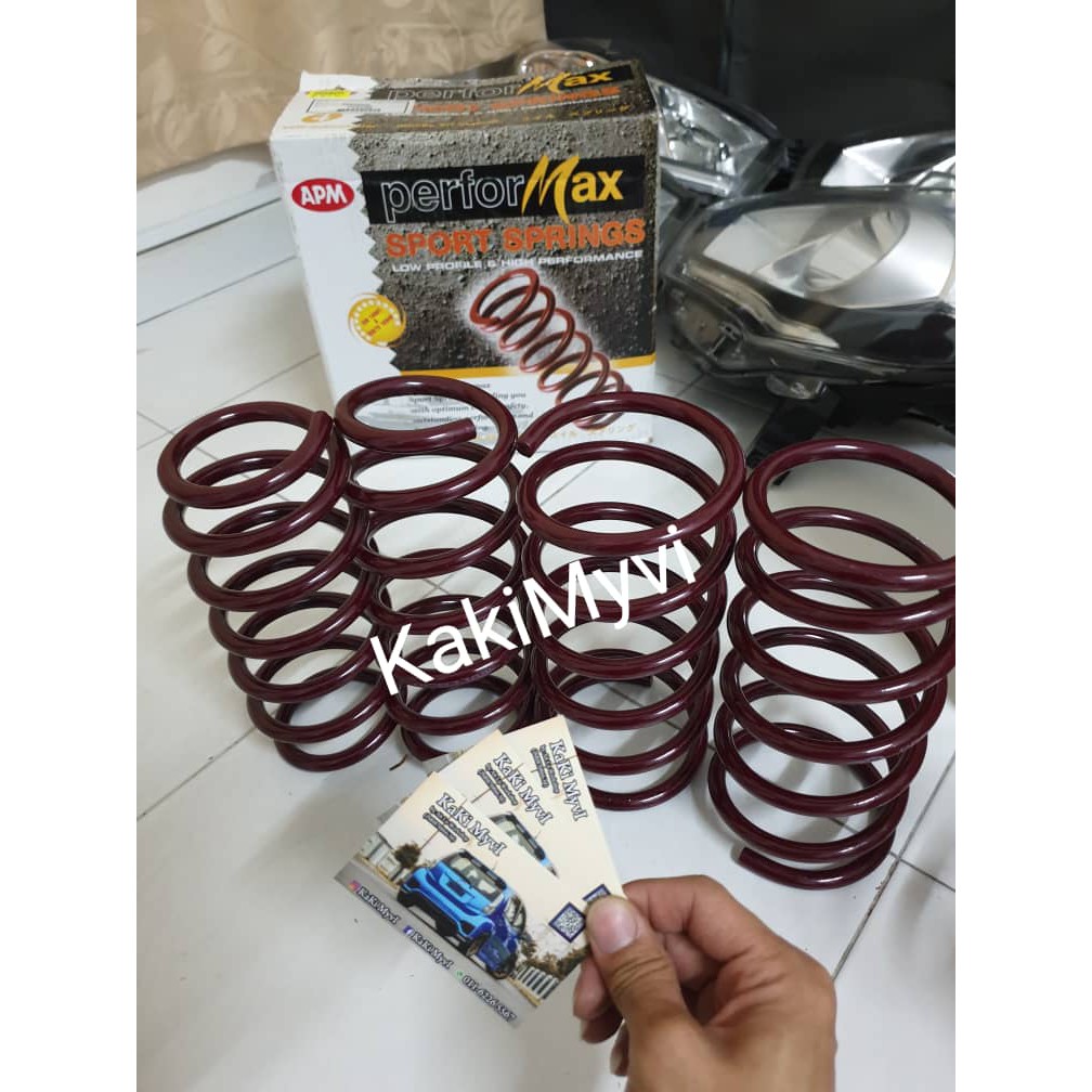 APM Sport Spring For Myvi 05-17 | KaKi MyvI | Shopee Malaysia