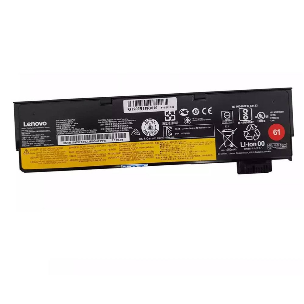 [ 100% ORIGINAL ]Lenovo 01AV424 3 Cells (61) ThinkPad T470 T480 T570 T580 External Laptop ...