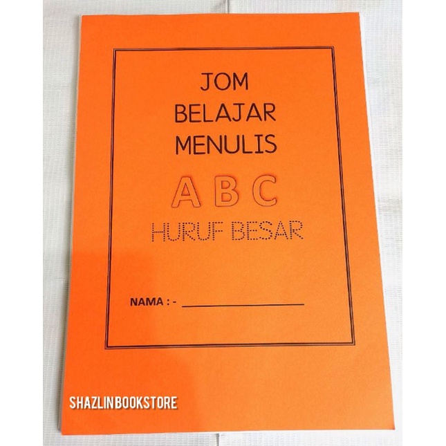 Buku Latihan Menulis ABC BM HURUF BESAR Saiz A4 | Shopee Malaysia