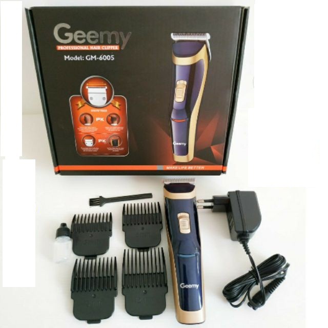 Original Geemy Gm6005 Mesin Gunting Rambut GM6005 Hair Cutter Trimmer ...