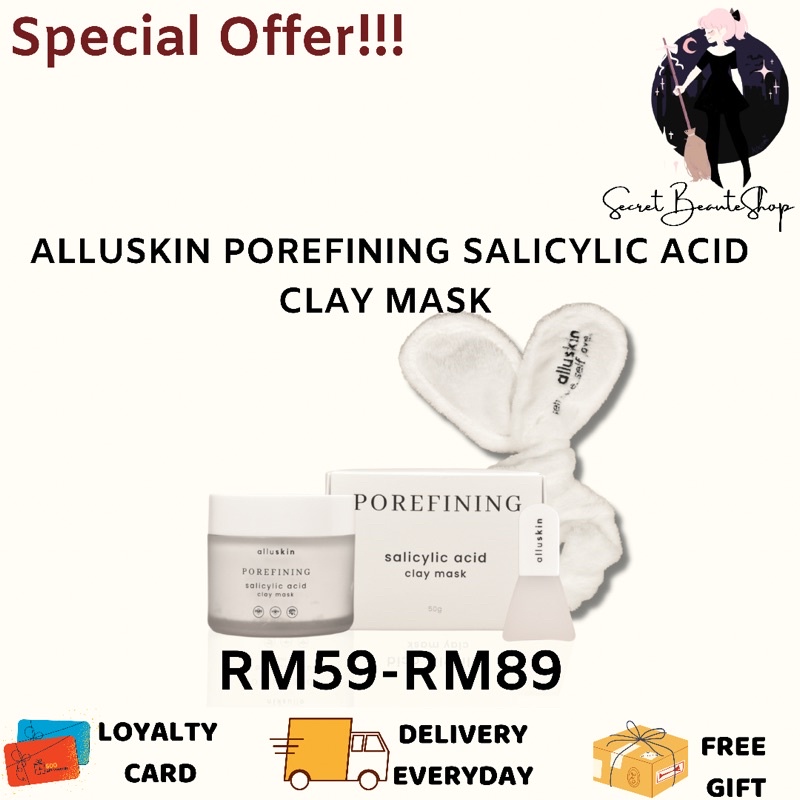 [SHIP TODAY+FREE GIFT+FAST DELIVERY] ALLUSKIN POREFINING SALICYLIC ACID ...