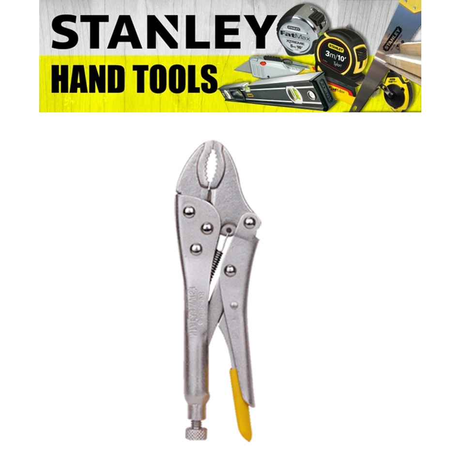 STANLEY LOCKING PILERS CURVED JAW | Shopee Malaysia