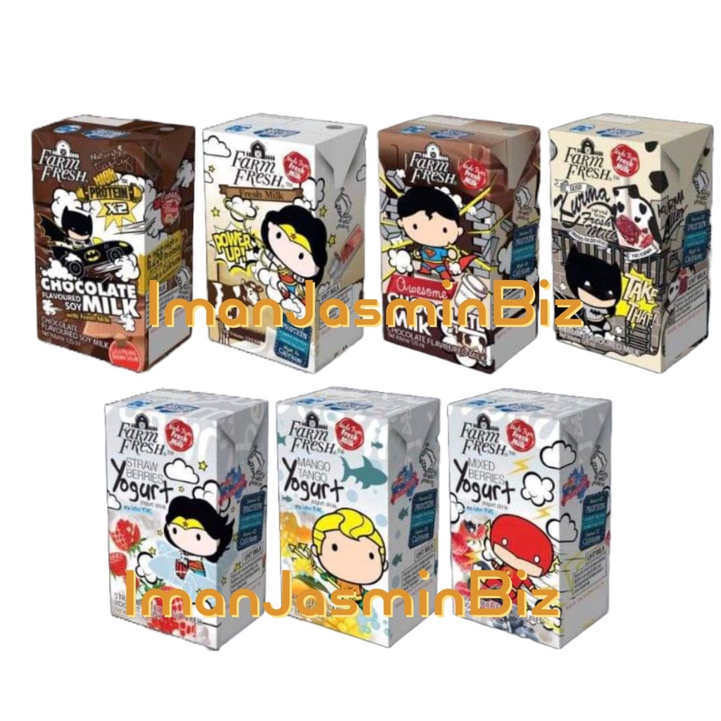 Farm Fresh 125ML (32Packs/Carton) Grow Mixberry Strawberry Mango Yogurt ...