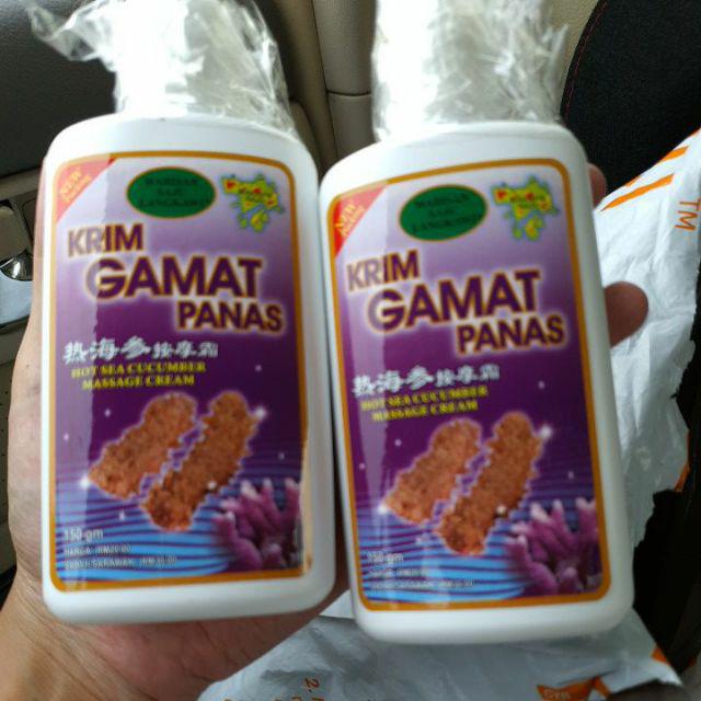 Krim Gamat Panas Urut 150gm, Hot Sea Cucumber Massage Cream | Shopee ...
