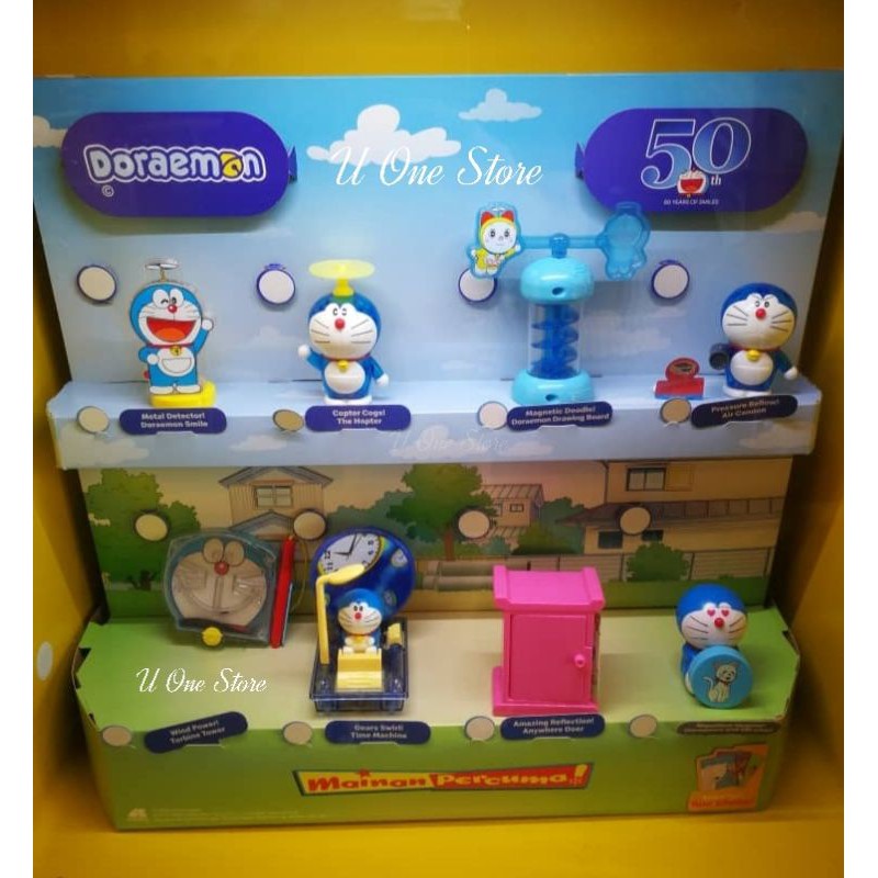(READY STOCKS))Mcd McDonald's happy meal Doraemon toys 50th years of ...