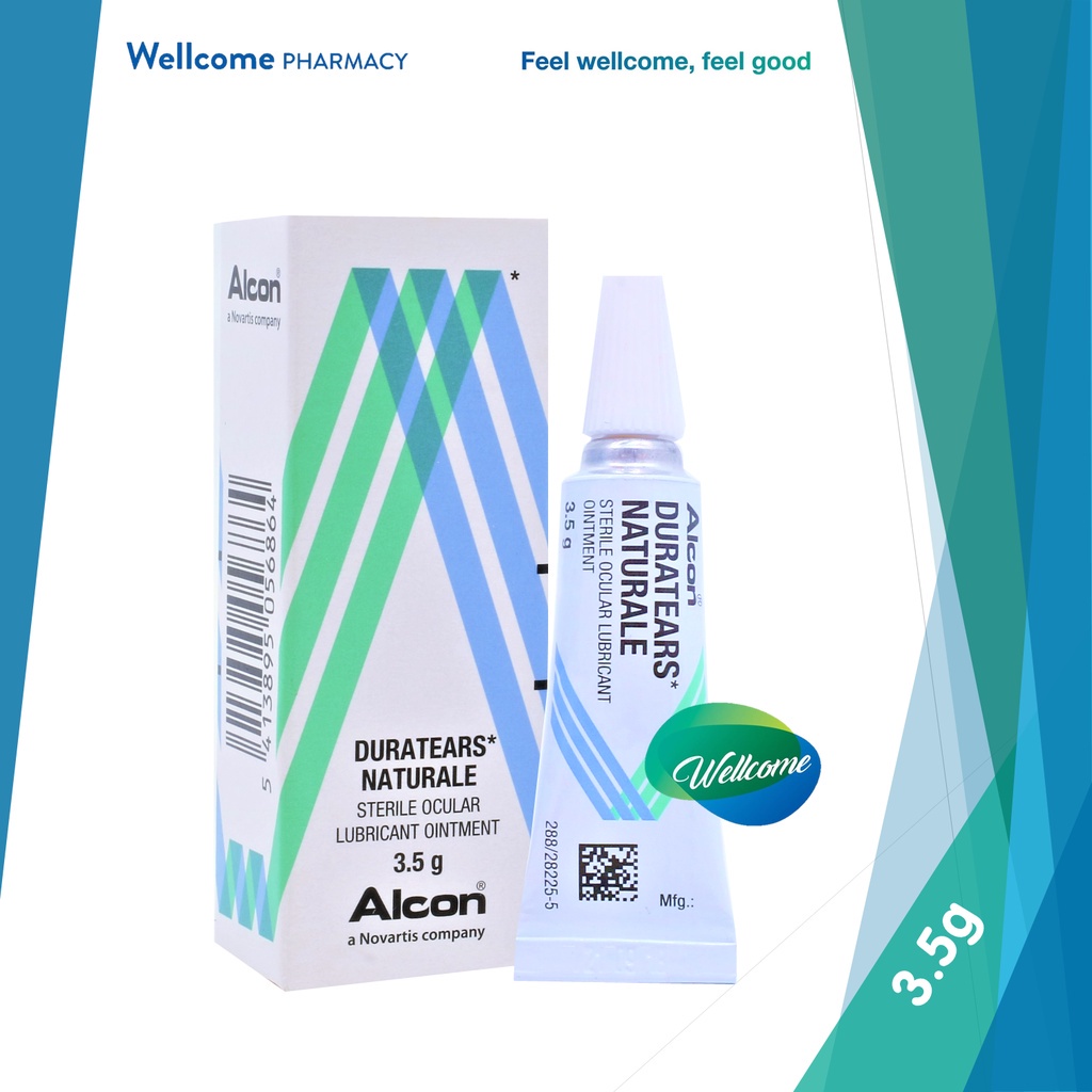 Alcon Duratears Naturale Lubricant Eye Ointment - 3.5g | Shopee Malaysia