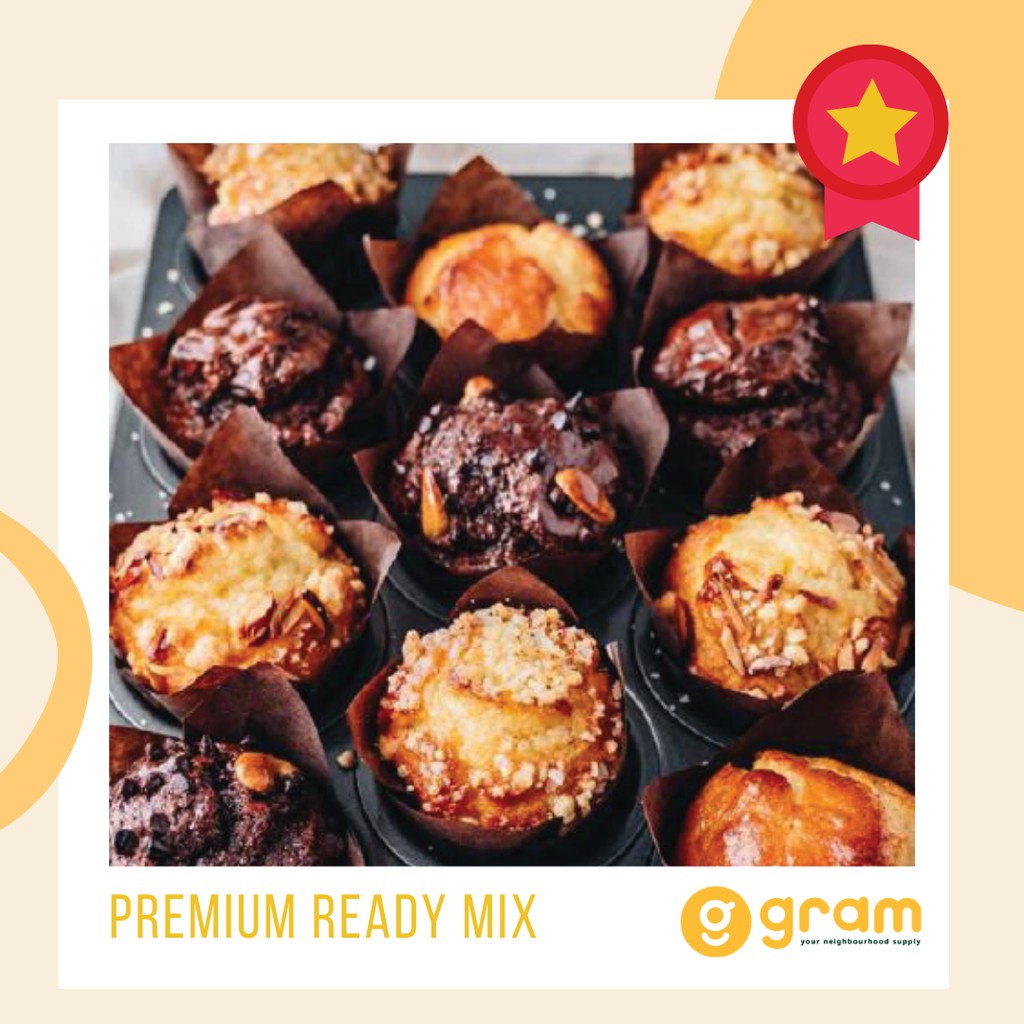 PREMIUM CHOCOLATE MUFFIN MIX 500g | Shopee Malaysia