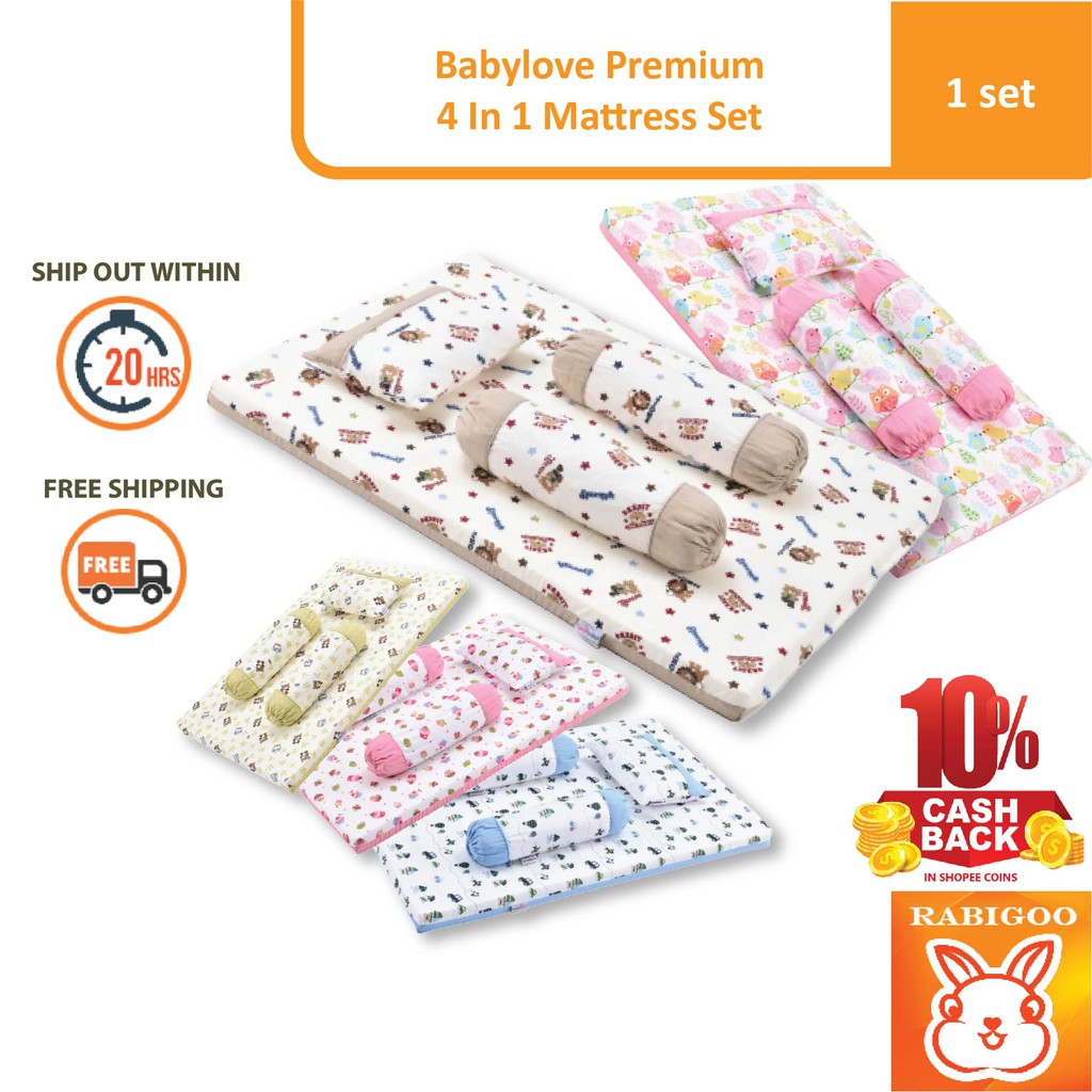 [CASHBACK 10%] Babylove Premium 4 In 1 Mattress Set (tilam set/tilam ...