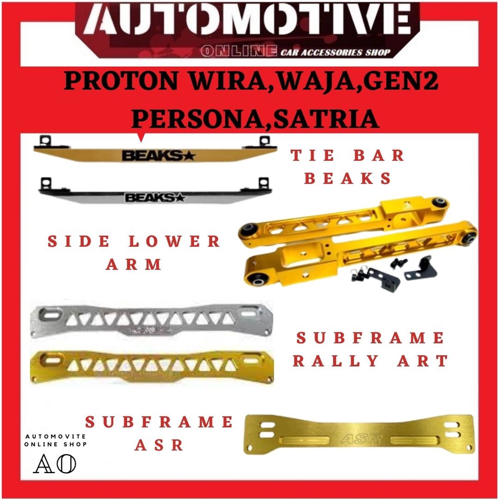 TIE BAR BEAKS/SIDE LOWER ARM RAYS/SUBFRAME RALLY ART/SUBFRAME ASR FOR ...