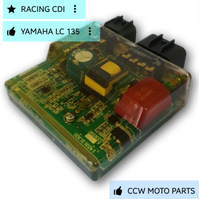 RACING CDI YAMAHA LC 135 (TRANSPARENT) | Shopee Malaysia