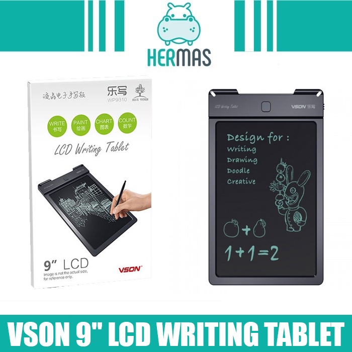 VSON 9" LCD CHILDREN WRITING TABLET GRAFFITI BOARD NOTEPAD ELECTRONIC BLACKBOARD BABY HAND ...