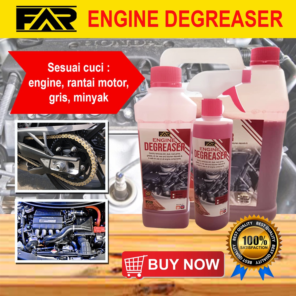 PENCUCI ENJIN, PENCUCI RANTAI MOTORSIKAL Engine Degreaser 500ml / 1 ...