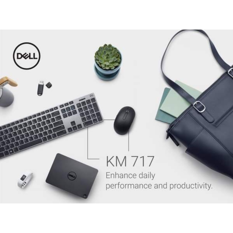 Dell KM717 Premier Wireless Keyboard and Mouse - English Keyboard ...