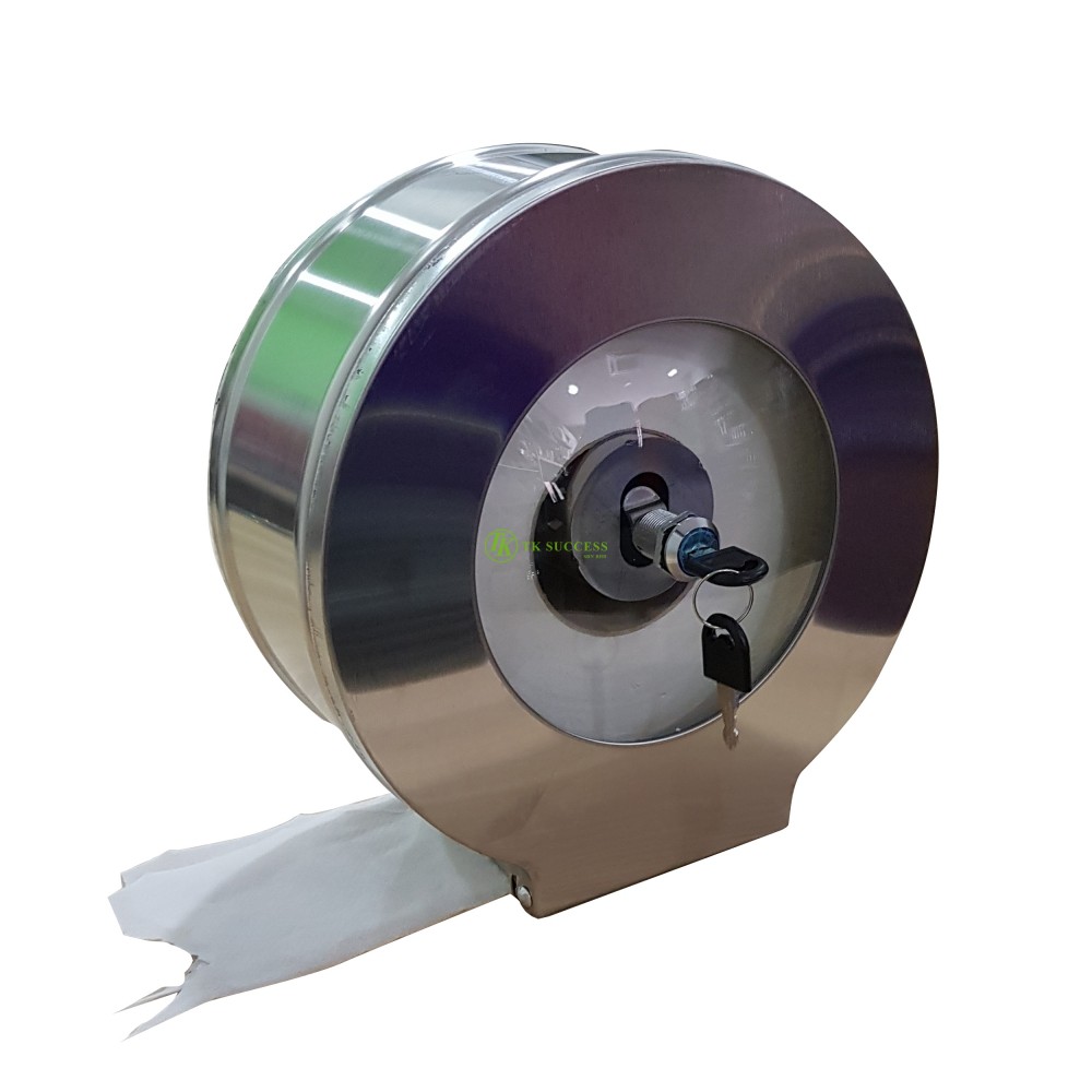 Stainless Steel Transparent Jumbo Roll Tissue Dispenser Heavy Duty NEW ...