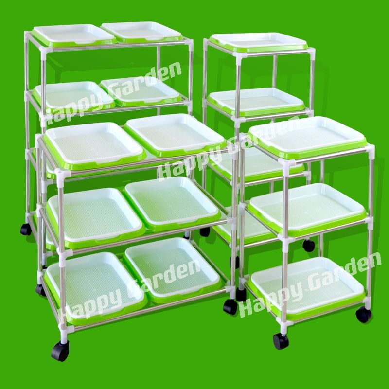 Trolley Movable Rack for Sprout Tray Shelf Customize DIY Safe Space ...