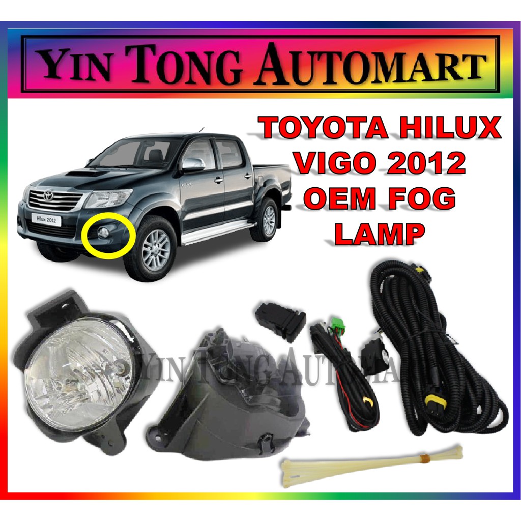 Pentair Toyota Hilux Vigo 2012 Oem Fog Lamp Spot Light Swicth + Wiring ...