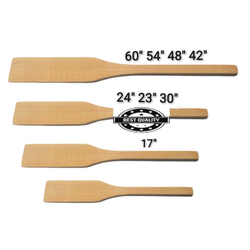 Sudip Kayu Nasi Panjang/Kayu Pengacau Dodol/Dayung Kayu | Shopee Malaysia