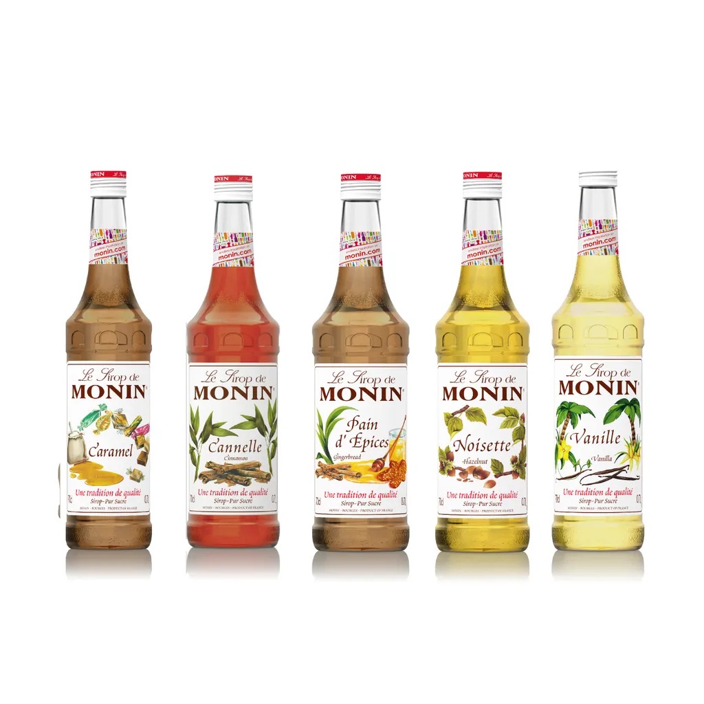 Monin Gourmet Flavored Syrups for Coffee - 120ml / 700ml Size [HALAL ...