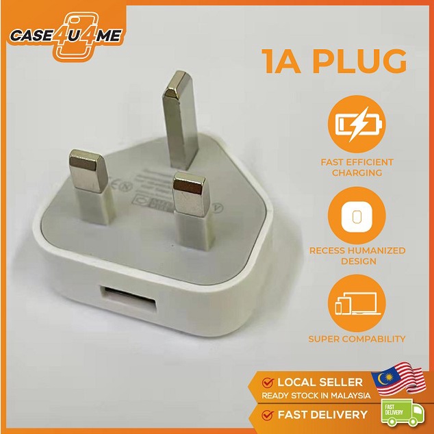 Malaysia Standard Adapter USB Charger For PHoNE Android Smartphone and ...