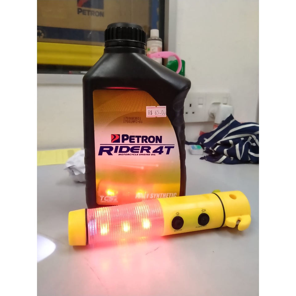 PETRON RIDER 4T FULLY-SYNTHETIC SAE 10W-40[FREE MULTI-FUNCTIONAL ...
