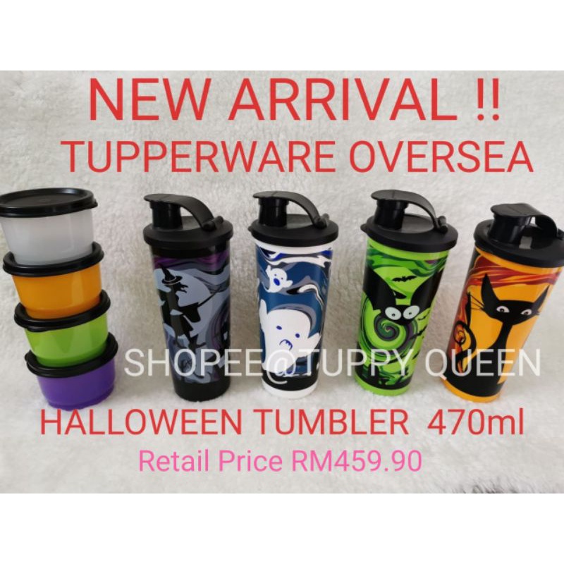 Limited Edition ⭐Tupperware Halloween Tumbler 470ml | Shopee Malaysia