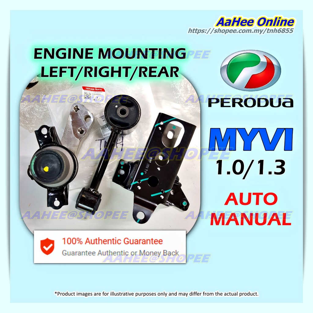 Original MYVI 1.0 1.3 Engine Mounting Left Right Rear LH/RH/RR Rod ...