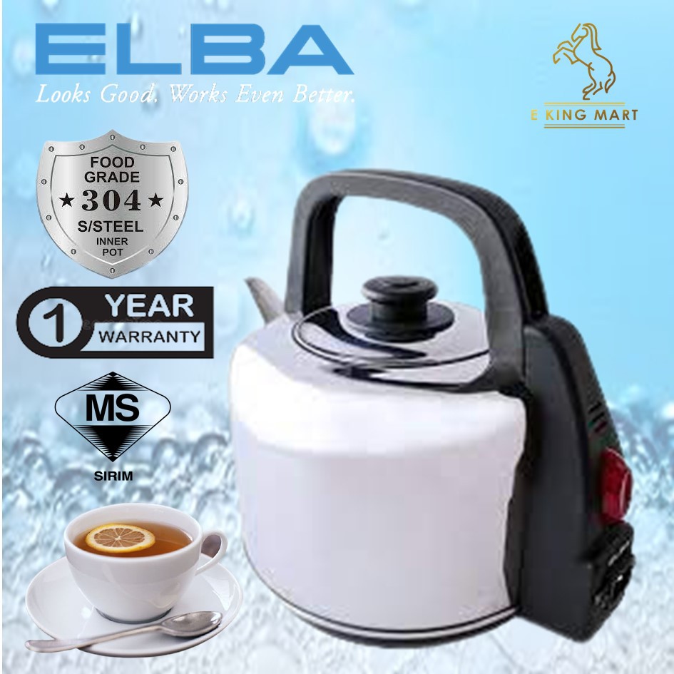 ELBA Electric Kettle 5L A5021SS / EK-K5226(SS) Conceal Alignment Cerek ...