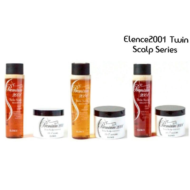 Elence premium 2001 twin scalp Ex -1/Ex-2/Ex-3 hair shampoo 320ml / hair pack 240g | Shopee Malaysia