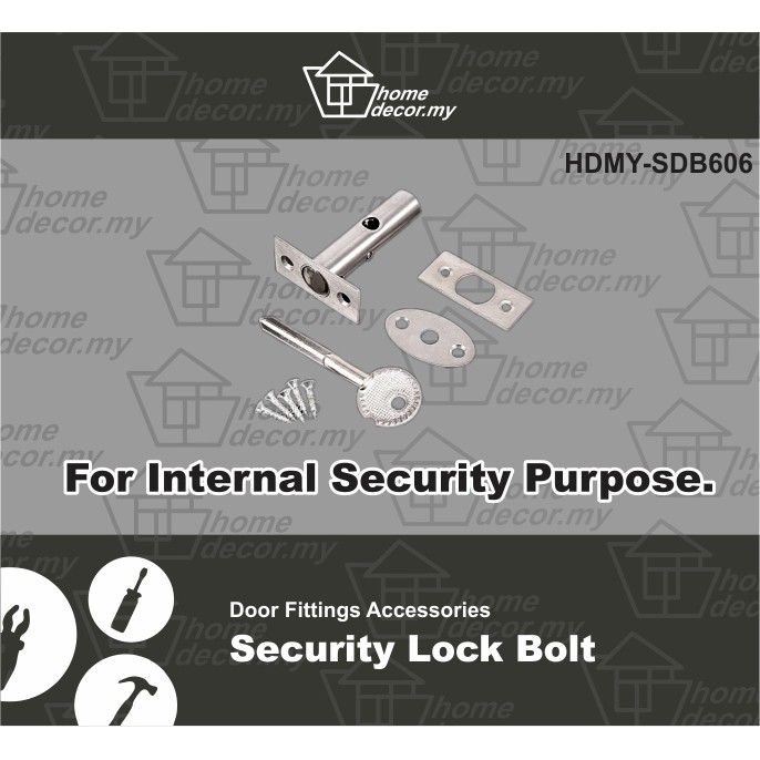 Door Fittings Accessories Stainless Steel Security Lock Bolt ( HDMY-SDB ...