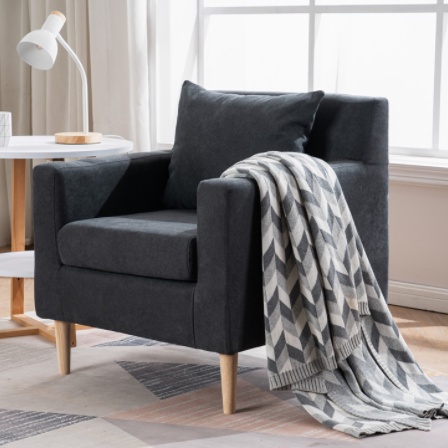 Lazy single sofa bedroom room small sofa small apartment Nordic mini ...